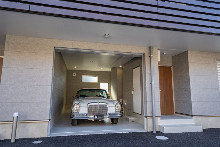 シャッターゲートで閉ざされた穏やかな空間｜茅ヶ崎西IC 900m