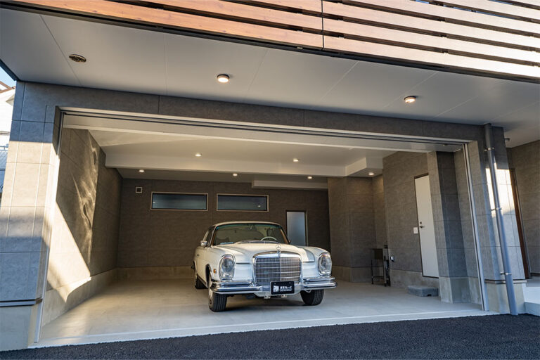 シャッターゲートで閉ざされた穏やかな空間｜茅ヶ崎西IC 900m