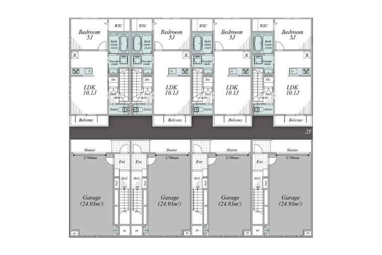 奥行6.6mガレージ＆自然を感じる1LDK｜さいたま見沼IC 1.5km